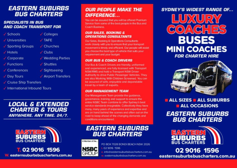 Mining Shuttle Services - Eastern Suburbs Bus Charters